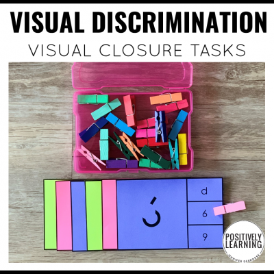 Visual Closure Tasks - Positively Learning