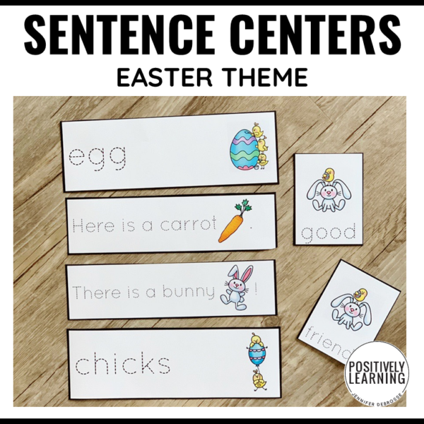 Easter Writing Centers - Positively Learning