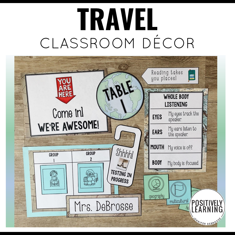 Travel Theme Classroom - Positively Learning