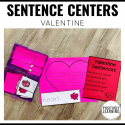 Valentine Sentence Centers - Positively Learning