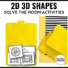 Solve the Room 2D and 3D Shapes - Positively Learning
