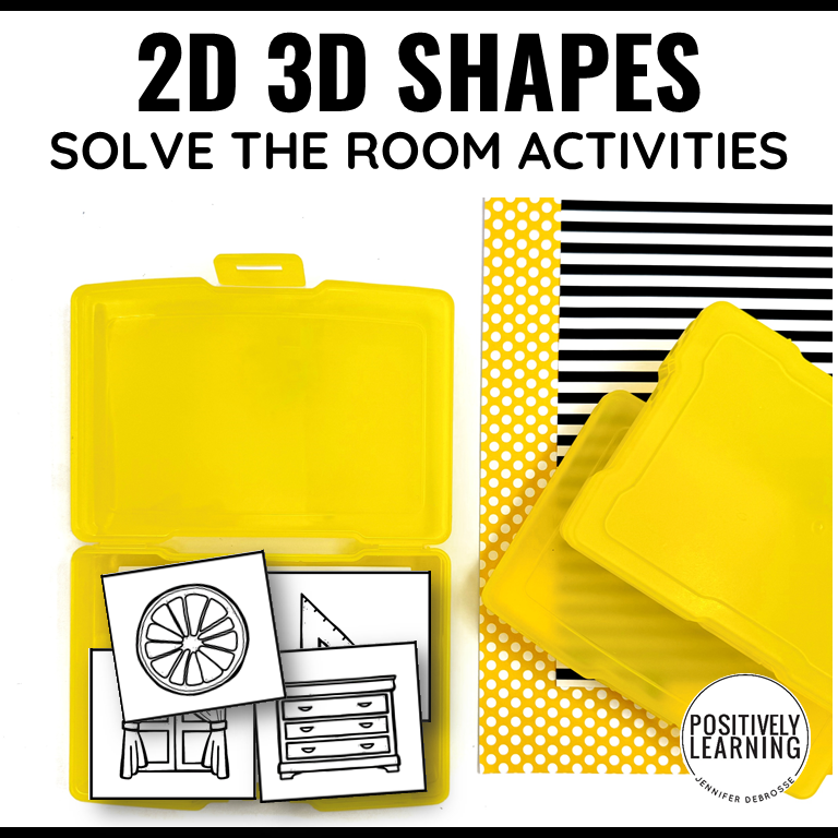 Solve the Room 2D and 3D Shapes - Positively Learning