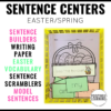 Easter Writing Centers - Positively Learning
