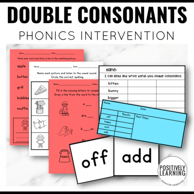 Double Consonants - Positively Learning