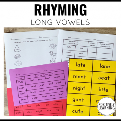 Rhyming Long Vowels - Positively Learning