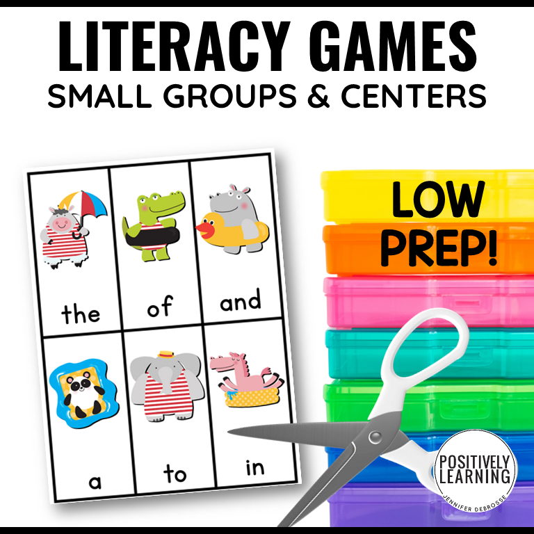 Summer Literacy Games - Positively Learning