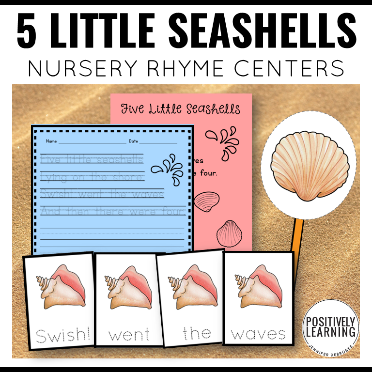 5 Little Seashells - Positively Learning