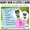 Mary had a Little Lamb Activities - Positively Learning