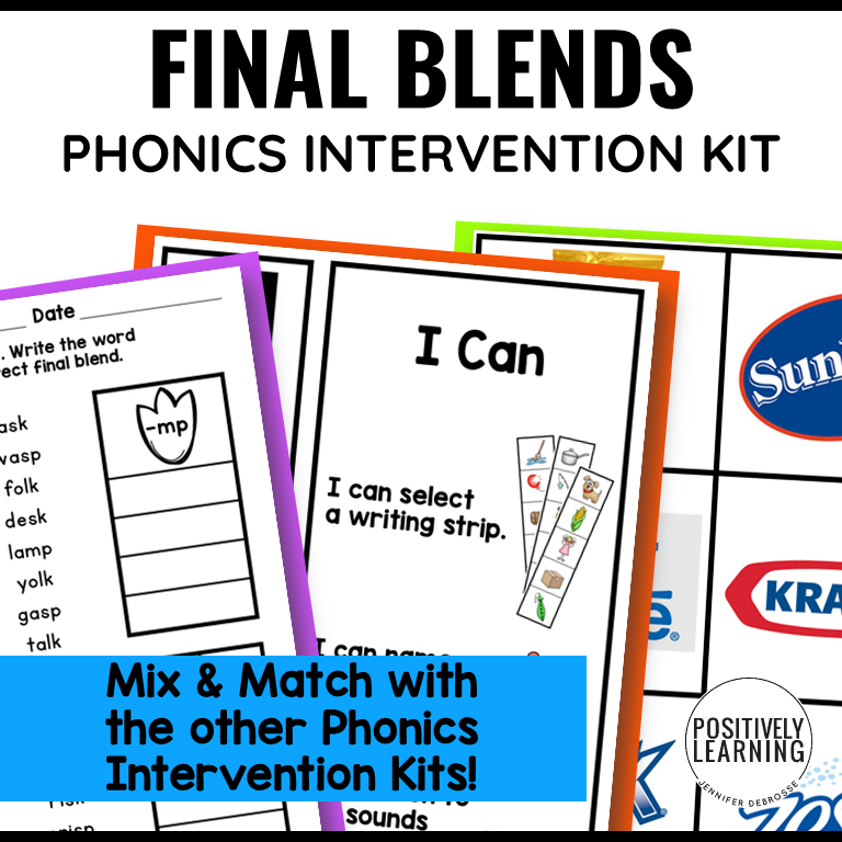 Final Blends Centers - Positively Learning