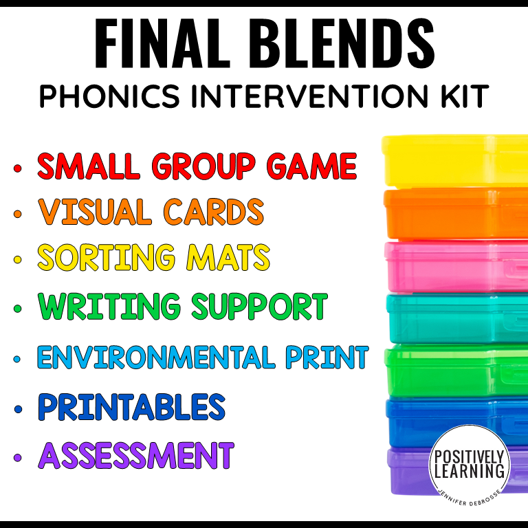 Final Blends Centers - Positively Learning