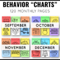 Positive Behavior Charts No Prep for All Year - Positively Learning