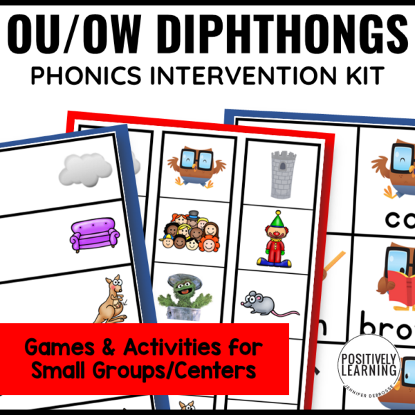 Word Building Phonics Centers - Positively Learning