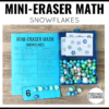 Mini Eraser Math Centers - Positively Learning