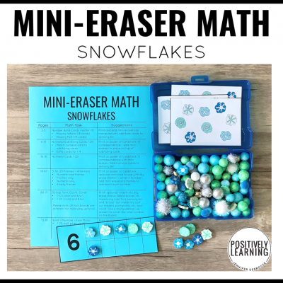 Mini Eraser Math Centers - Positively Learning