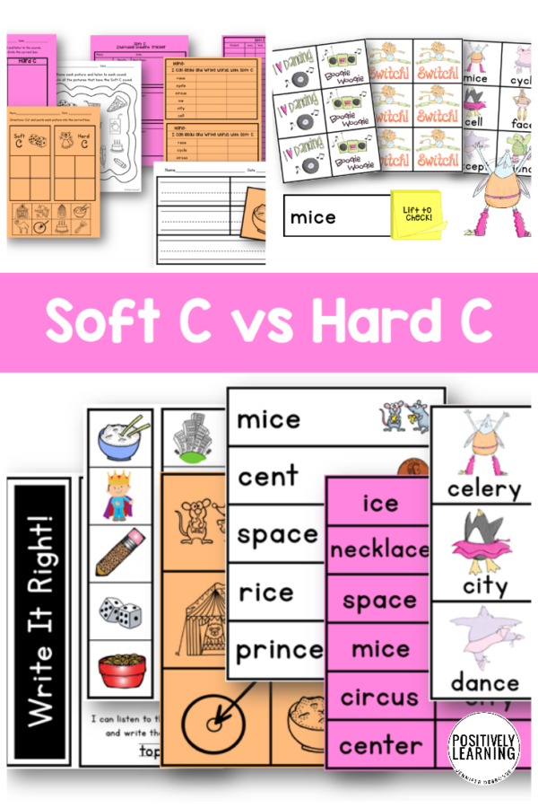 Soft C Phonics Activities - Positively Learning