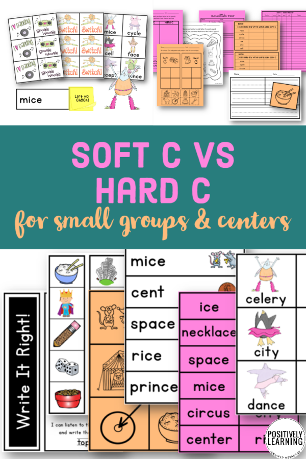 Soft C Phonics Activities - Positively Learning