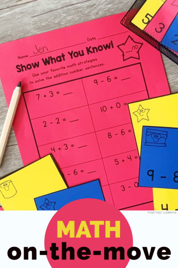 Addition and Subtraction Centers - Positively Learning