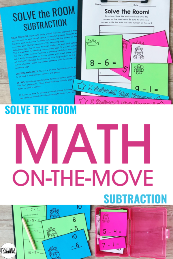 Solve the Room Subtraction - Positively Learning