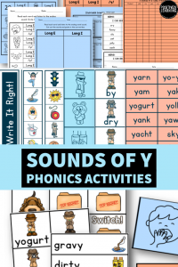 Sounds of Y Phonics Activities - Positively Learning