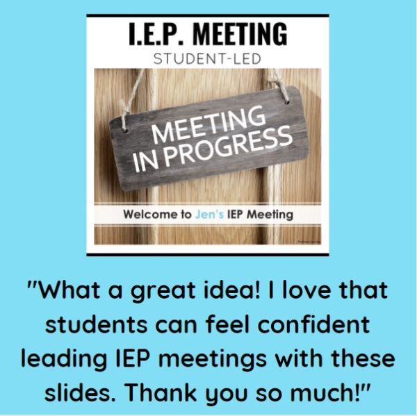 Student Led IEP Meeting Kit - Positively Learning