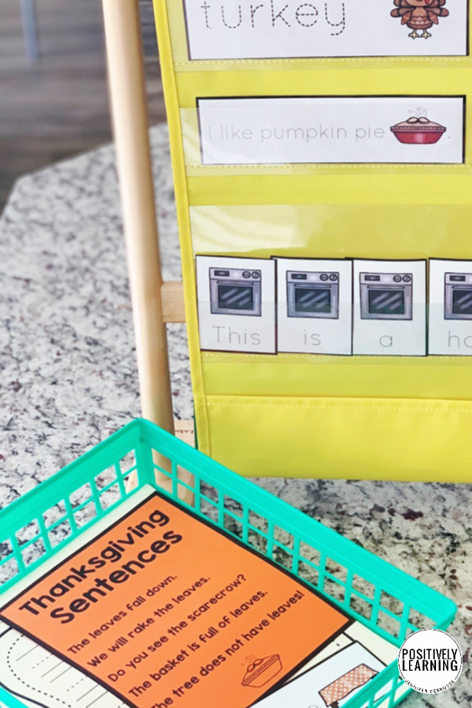 Thanksgiving Writing Centers - Positively Learning