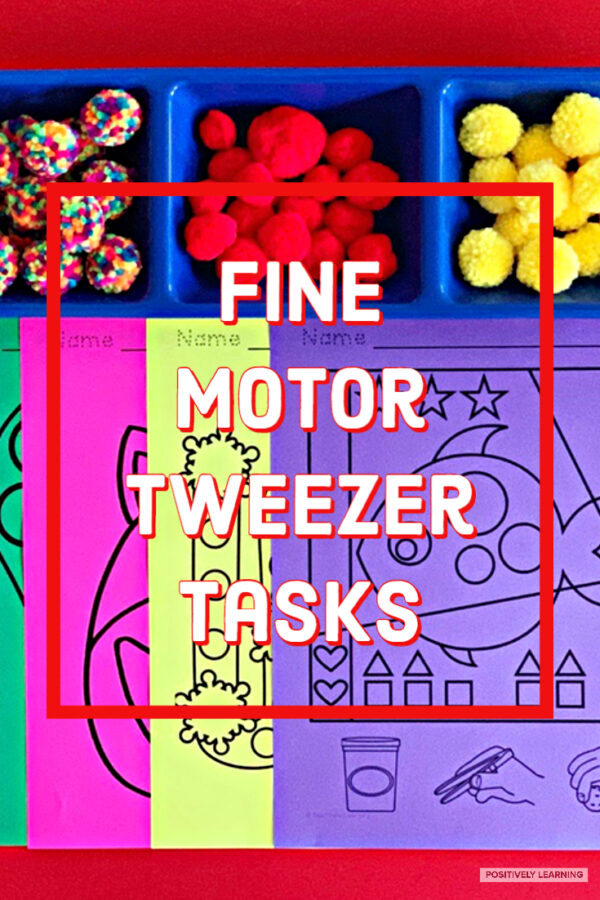 Fine Motor Tweezer Activities - Positively Learning