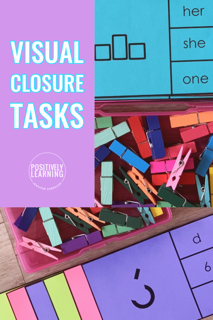 Visual Closure Tasks - Positively Learning