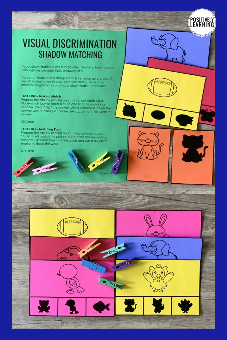 Visual Discrimination Activities - Positively Learning