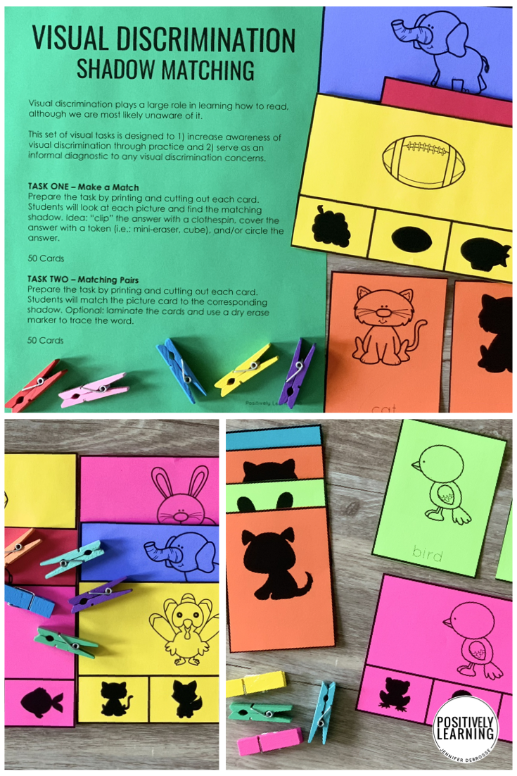 Visual Discrimination Activities - Positively Learning