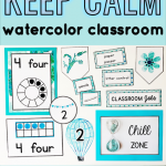 Classroom Decor: Watercolors - Positively Learning