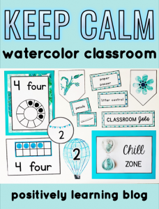 Classroom Decor: Watercolors - Positively Learning