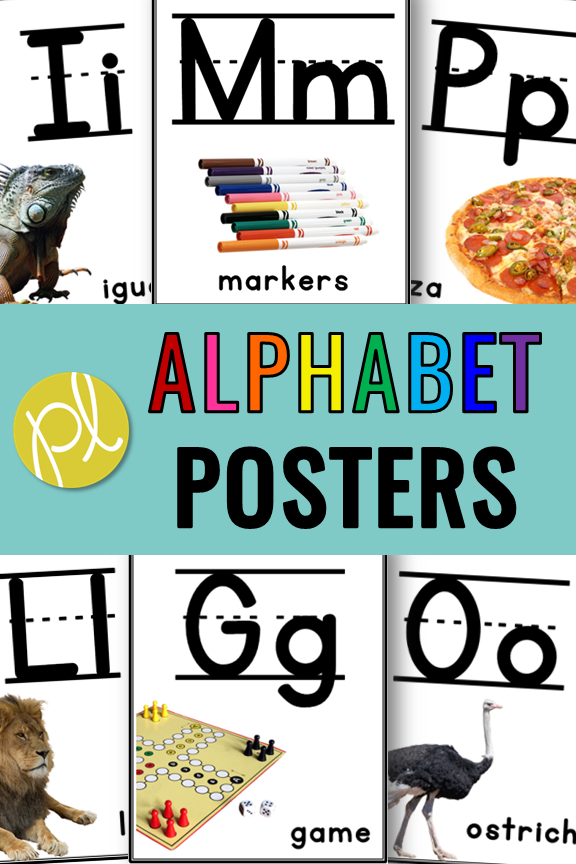 Alphabet Posters for the Classroom - Positively Learning