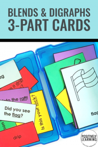 Blends 3-Part Cards - Positively Learning