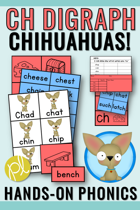 CH Digraph Phonics Activities - Positively Learning