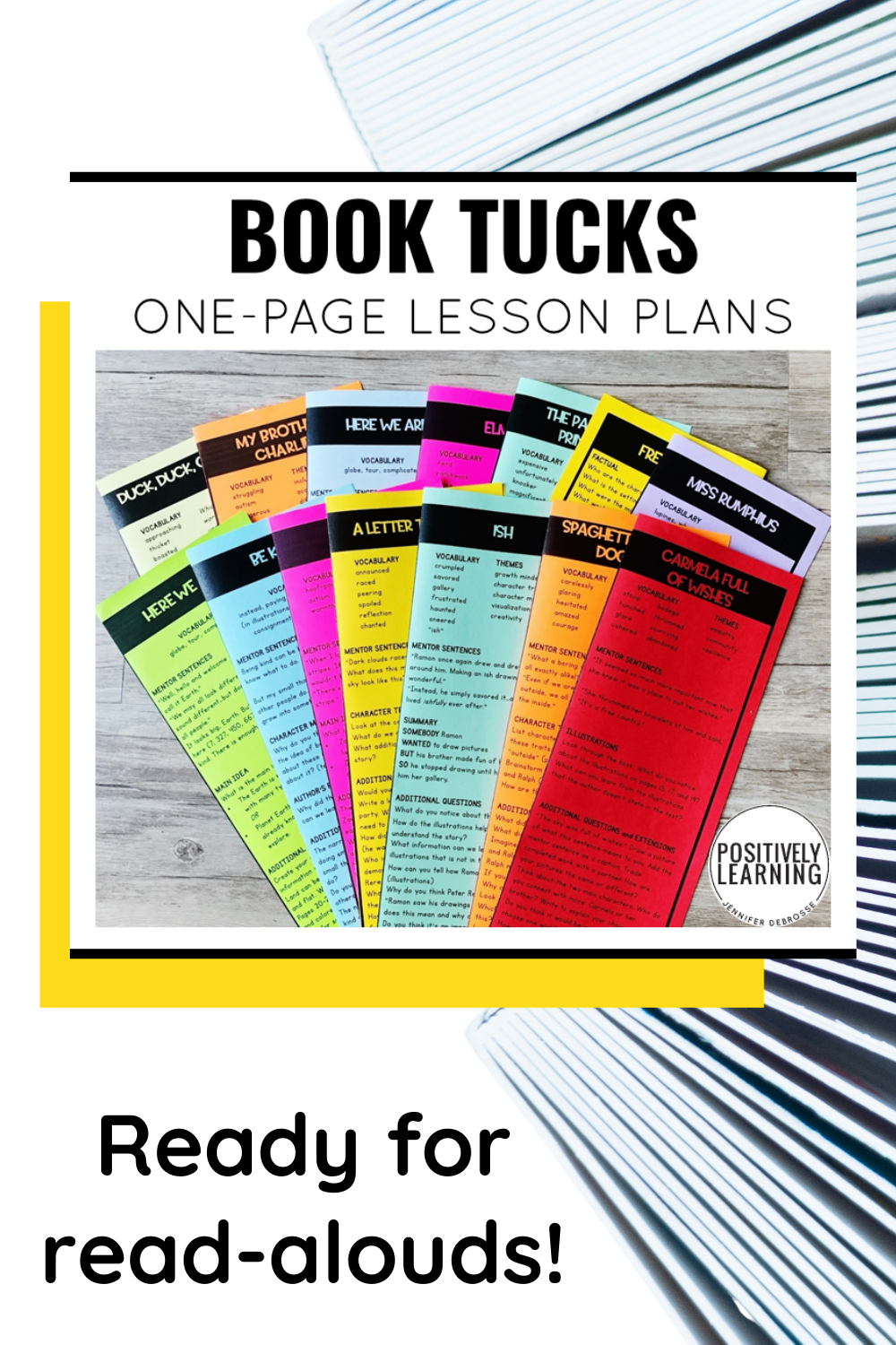 One Page Book Companions - Positively Learning