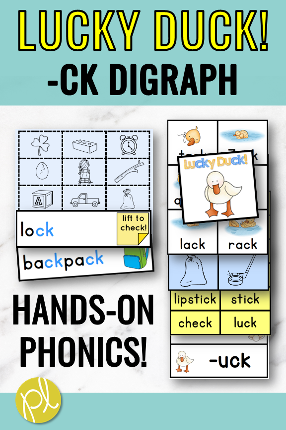 CK Digraph Phonics Activities - Positively Learning