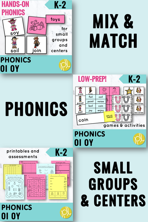 OI OY Phonics Activities - Positively Learning