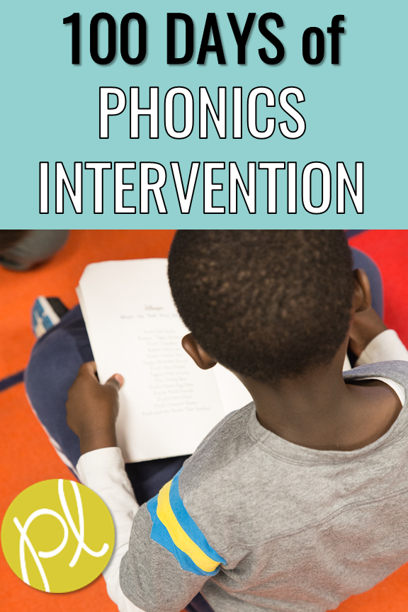 100 Days of Phonics Intervention - Positively Learning