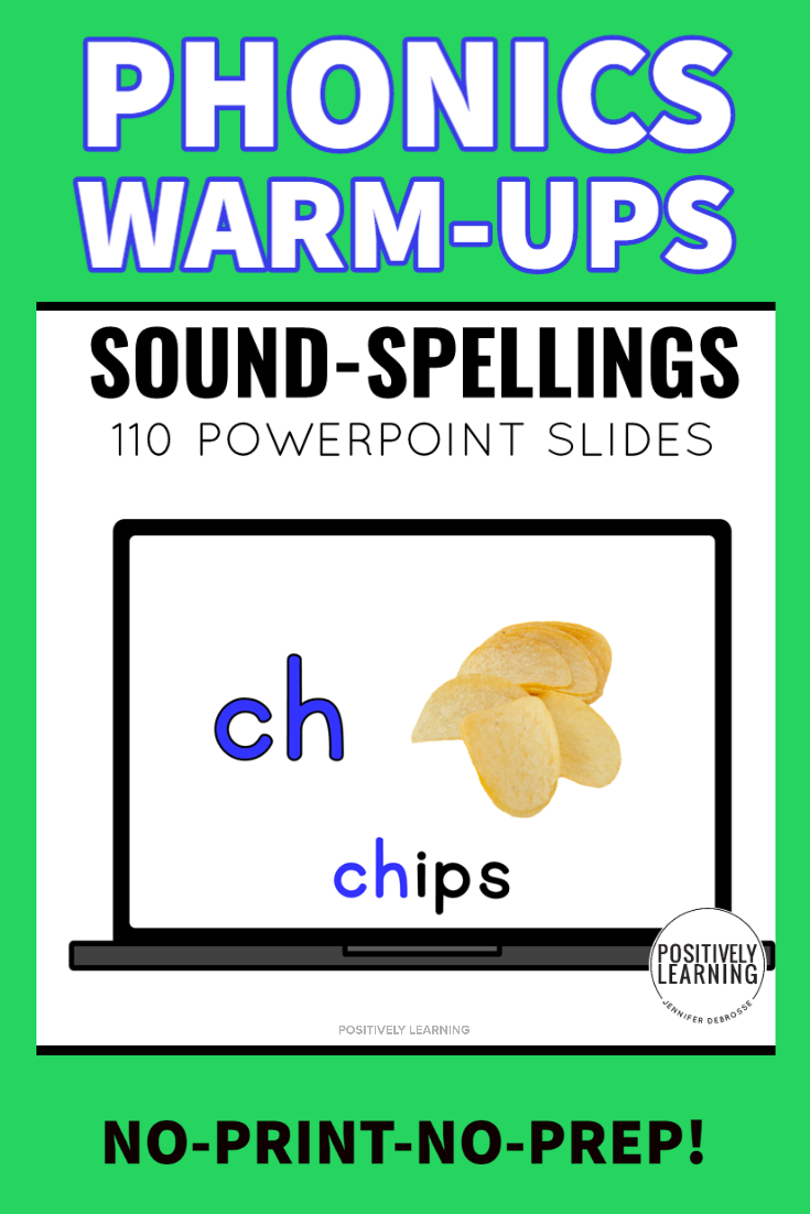 Phonics Practice Slides - Grapheme Phoneme Practice - Positively Learning