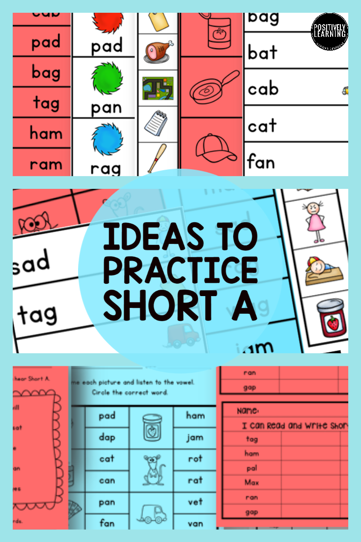 Short A Phonics Activities - Positively Learning
