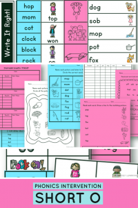 Short O Phonics - Positively Learning