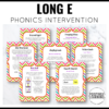 Long E Phonics Activities - Positively Learning