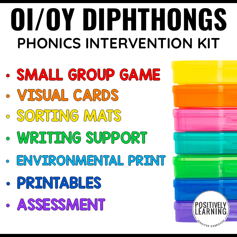 OI OY Phonics Activities - Positively Learning