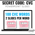 Secret Code CVC Words - Positively Learning