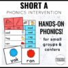 Short A Phonics Activities - Positively Learning