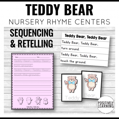 Teddy Bear Poem Centers - Positively Learning