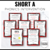 Short A Phonics Activities - Positively Learning