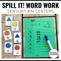 Spill It Word Work Centers - Positively Learning