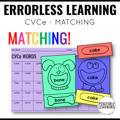 Silent E Matching - Positively Learning