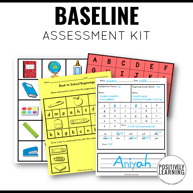 Baseline Assessment Kit Positively Learning